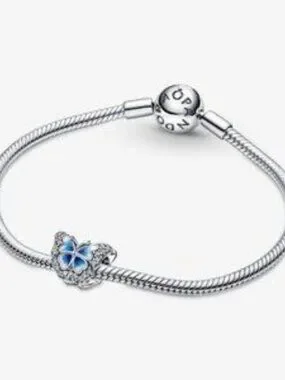 Pandora | Jewelry | Pandora Blue Butterfly Sparkling Charm | Poshmark